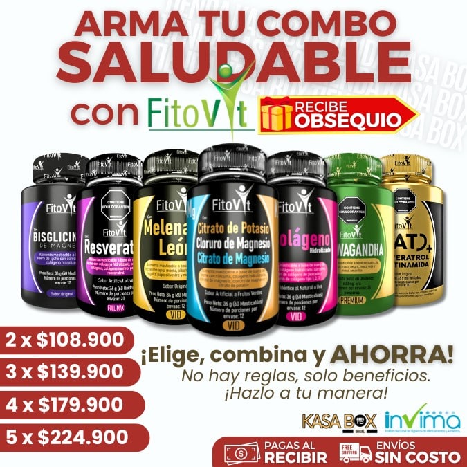 SUPER COMBO SALUDABLE FITOVIT – Kasabox
